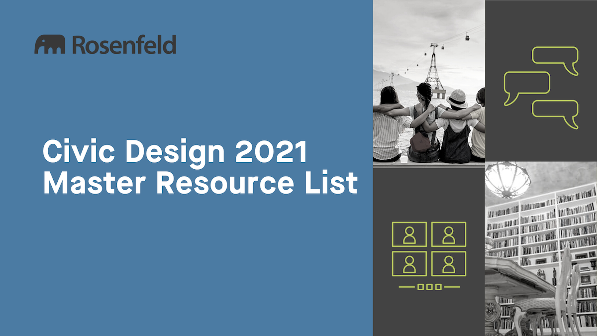Civic Design 2021 Master Resource List | Civic Design 2021