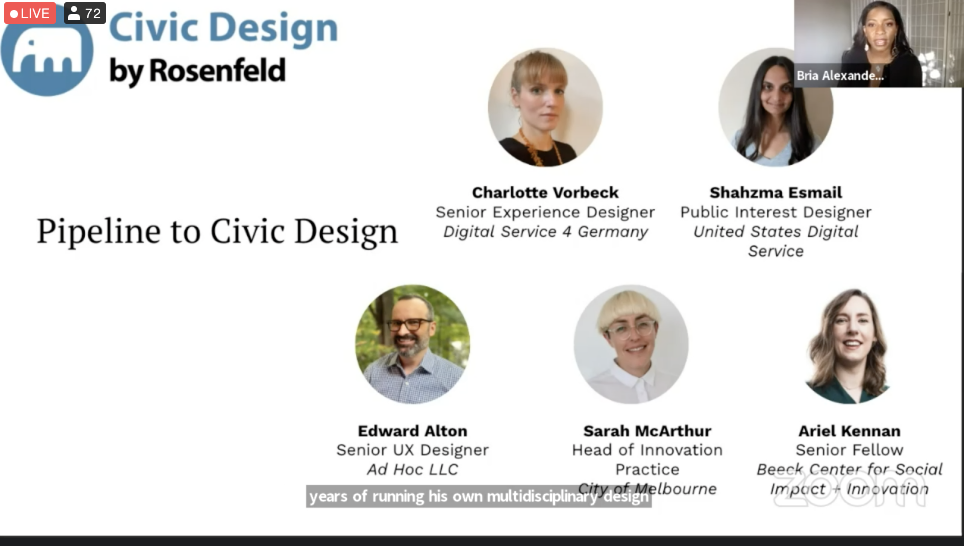 Day 2- Pipeline to Civic Design | Civic Design 2021