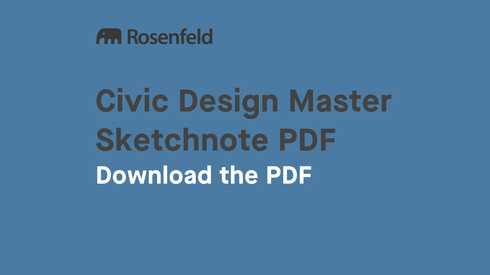 Civic Design 2021 Master Sketchnotes PDF | Civic Design 2021